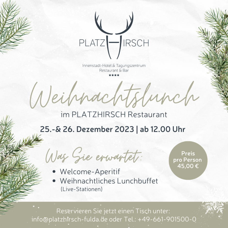 Hotel Platzhirsch - Innenstadt-Hotel & Tagungszentrum